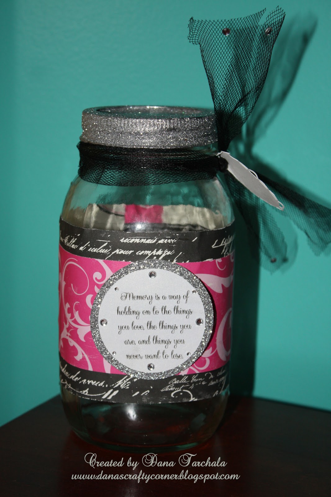 Dana's Crafty Corner: Jar Full Of Memories For 2013!!!!