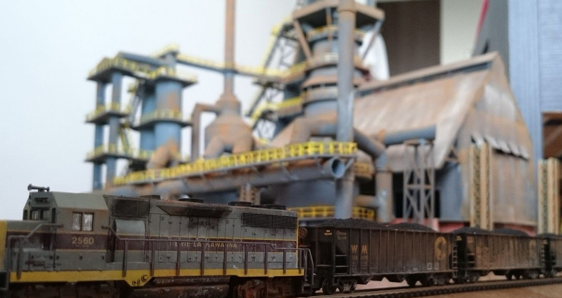 Custom N scale Steel mill | Model Train Forum