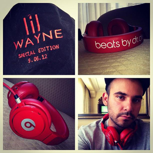 Lil wayne Fãs Brasil: Fotos: Fones Beats By Dre do Lil Wayne