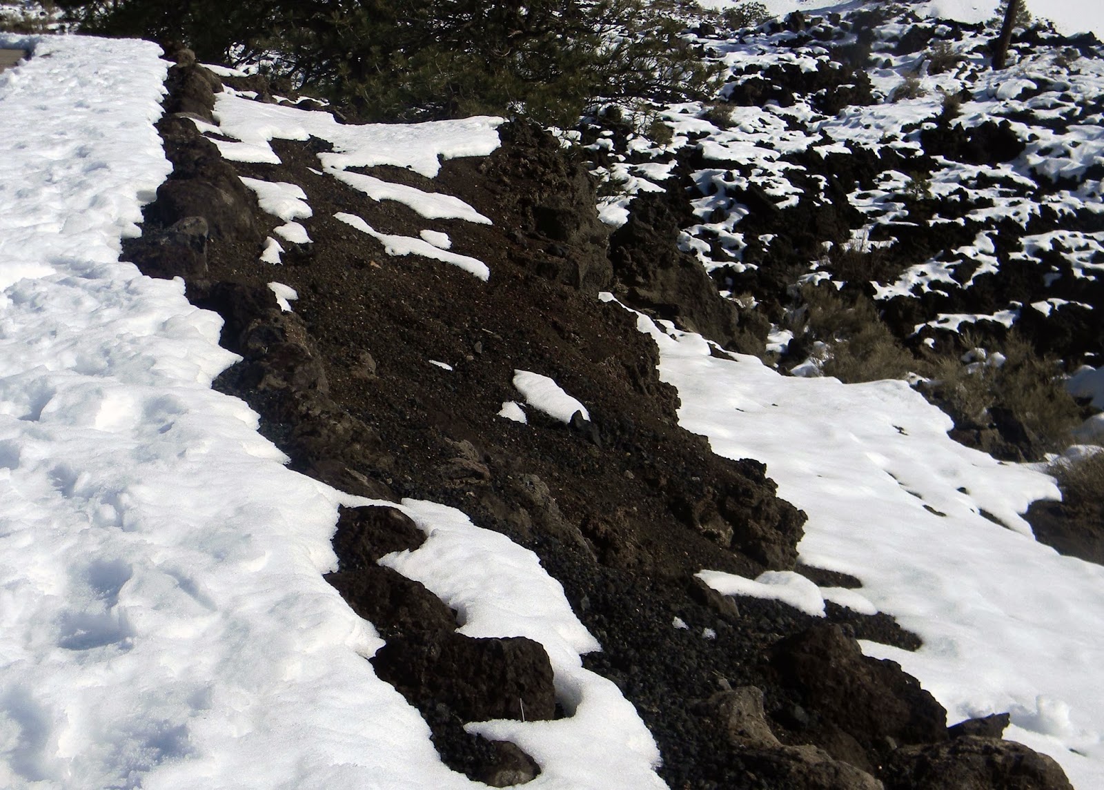 Lava Under the Snow