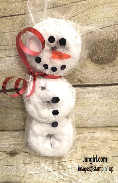 Stampin' Up Snow Friends Christmas treat | Jan Girl