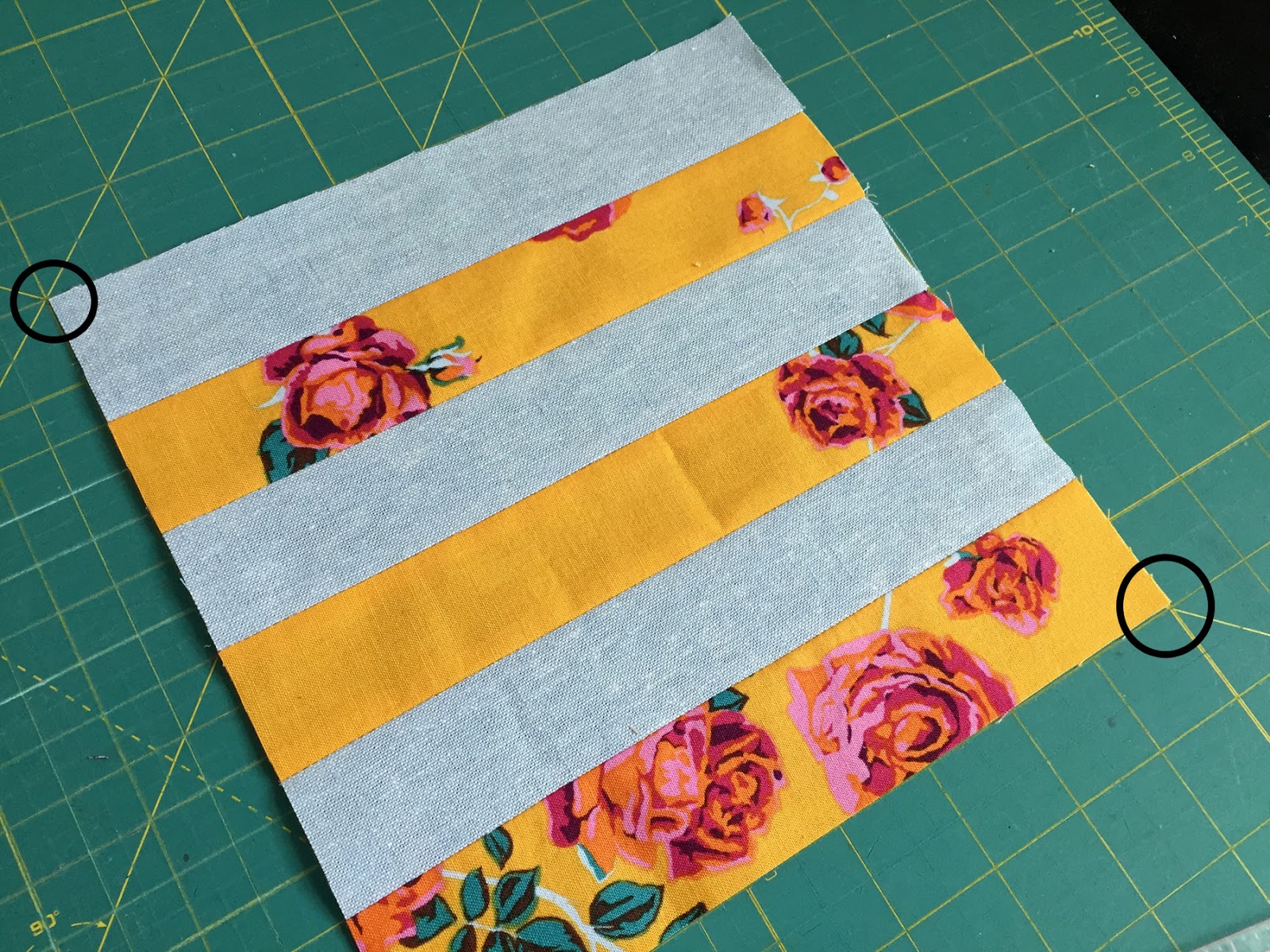hot pink quilts: Stripey Stripe Block Tutorial