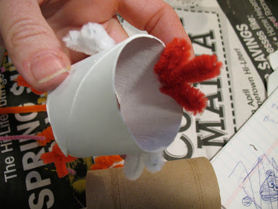 Cardboard Tube Chicken: The Farm Series - Crafts by Amanda