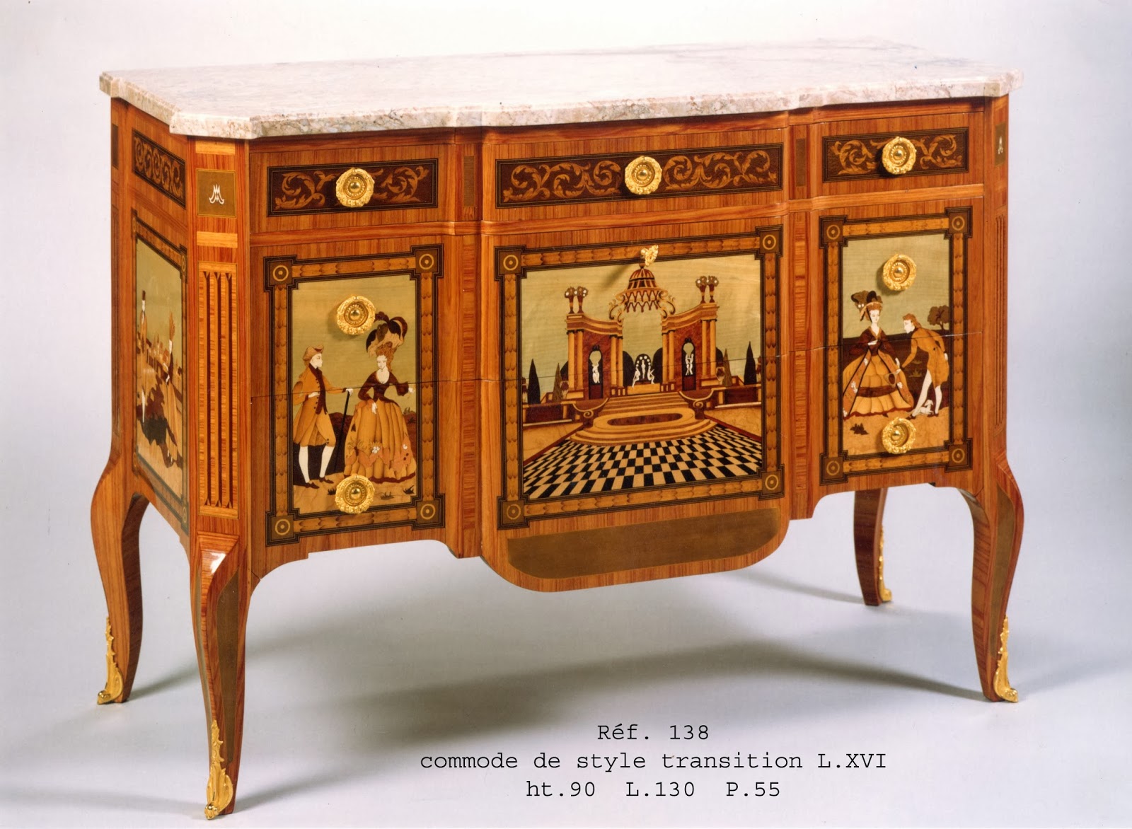 Ebenisterie d' Art René Daidé: Meubles de style transition louis XVI