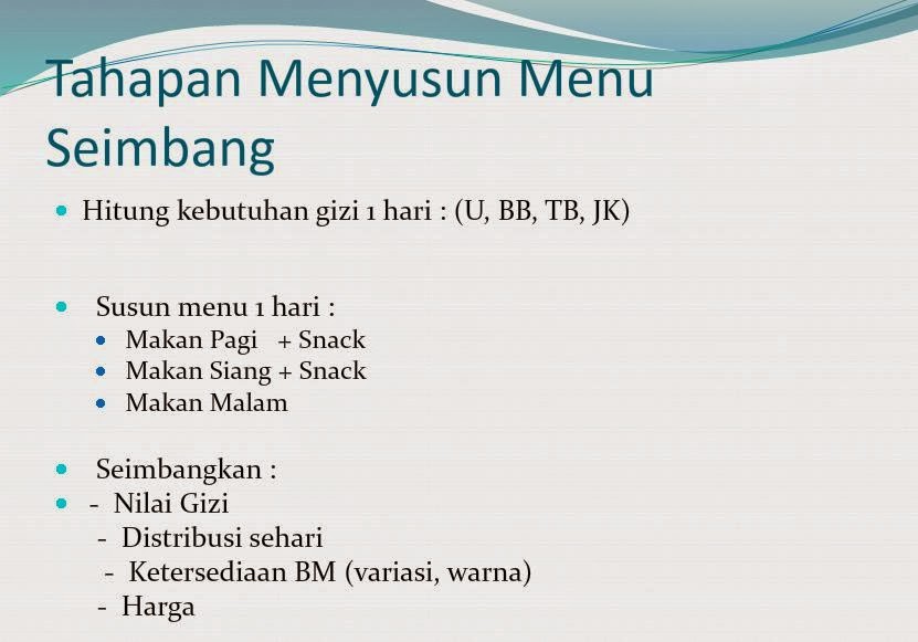 Inspirasi 23+ Menyusun Menu