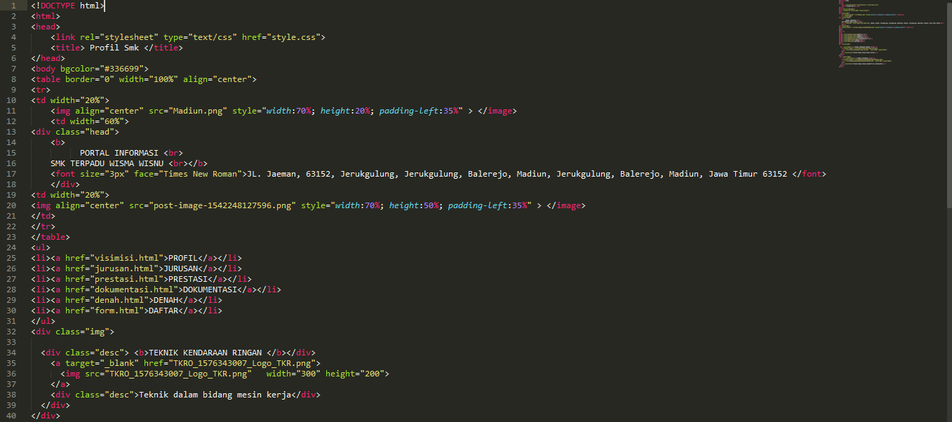 Cara membuat web sederhana portal PPDB( Penerimaan peserta didik baru )