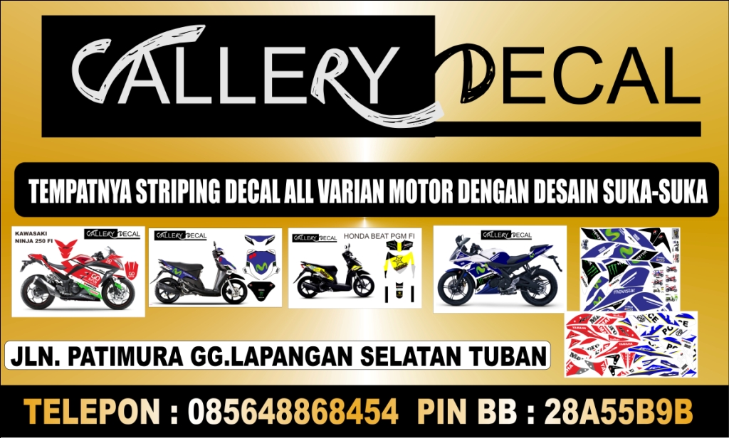 GALLERY DECAL: Decal striping vario 125 fi