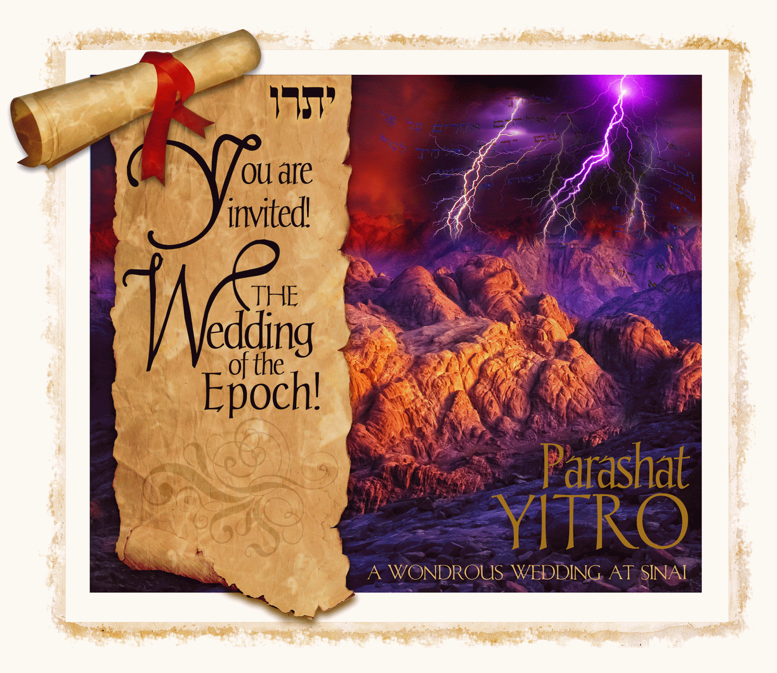 By His EVERY Word: A Wondrous Wedding at Sinai | Parashat Yitro | By ...