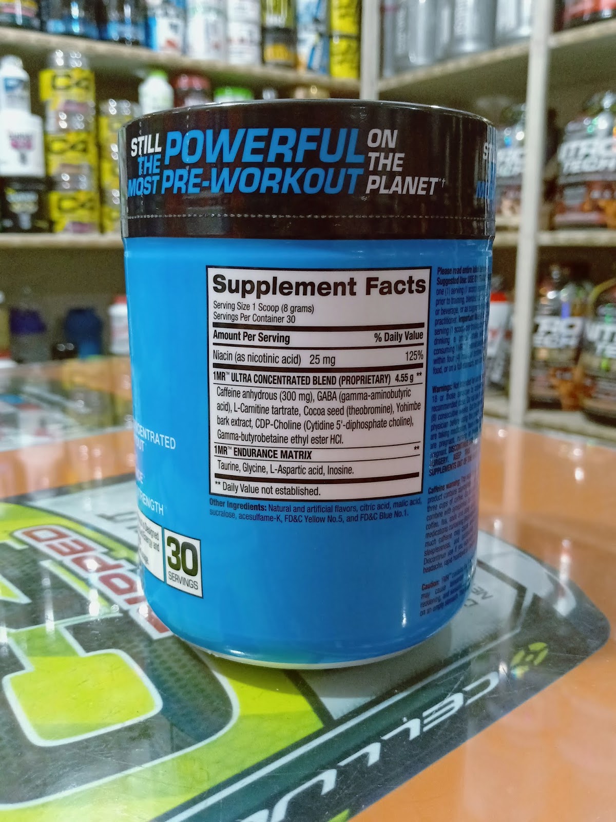 BPI Sports 1MR One More Rep Ultra Concentrated Energy Supplement - 30 ...