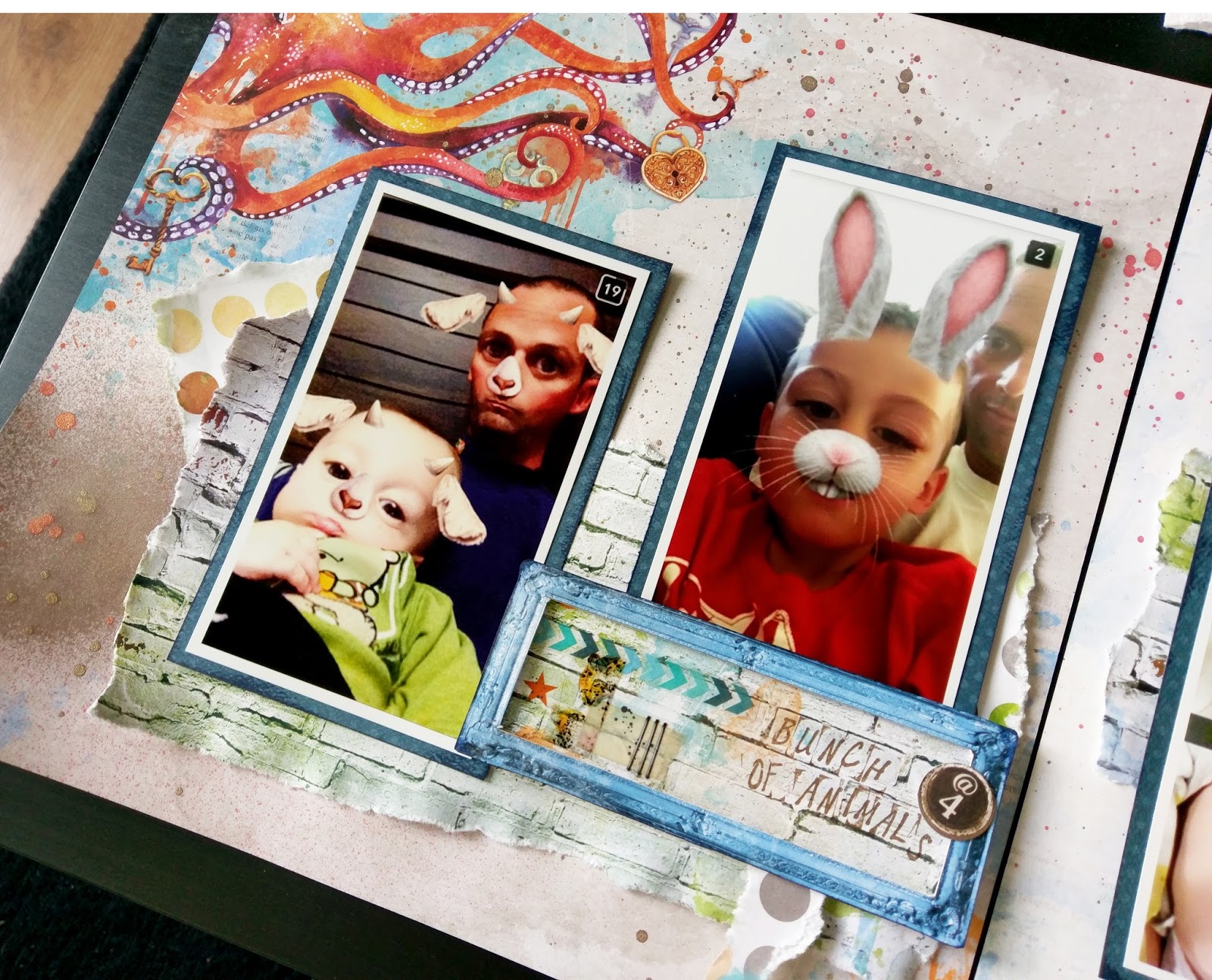 FotoBella: Bunch Of Animals Double Page Layout Tutorial