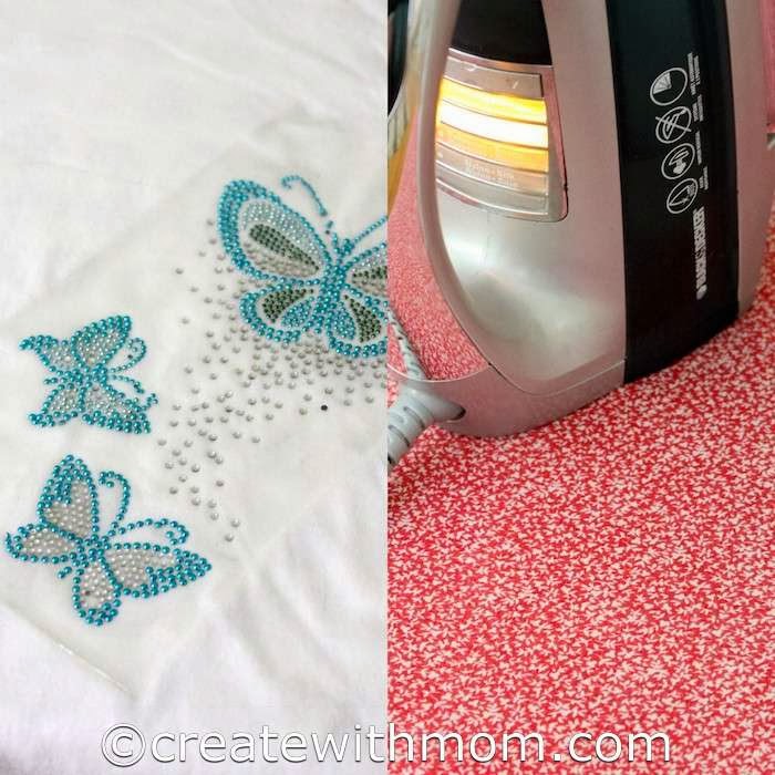 Create With Mom: Easy Way To Glam Up Our Simple Clothes