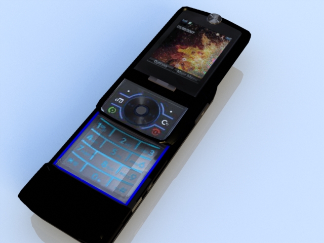 The Polygon Monkey: Cell phone done in Maya and Modo