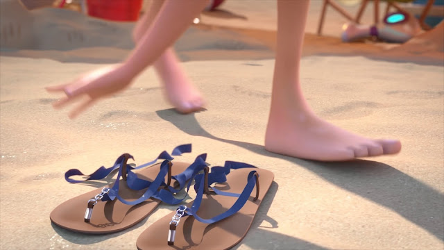 Anime Feet: CG Beach Short: Indice 50 (Mega-Post)