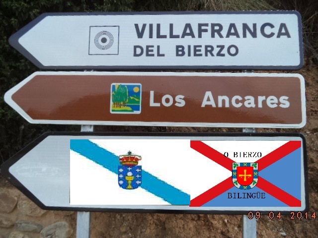 obierzoceibe: LA BANDERA DE EL BIERZO MÁS PRESENTE.