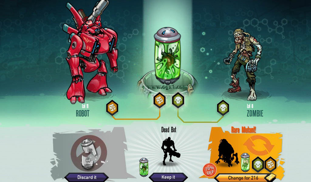 Dead Bot - Mutants: Genetic Gladiators Cross Breed