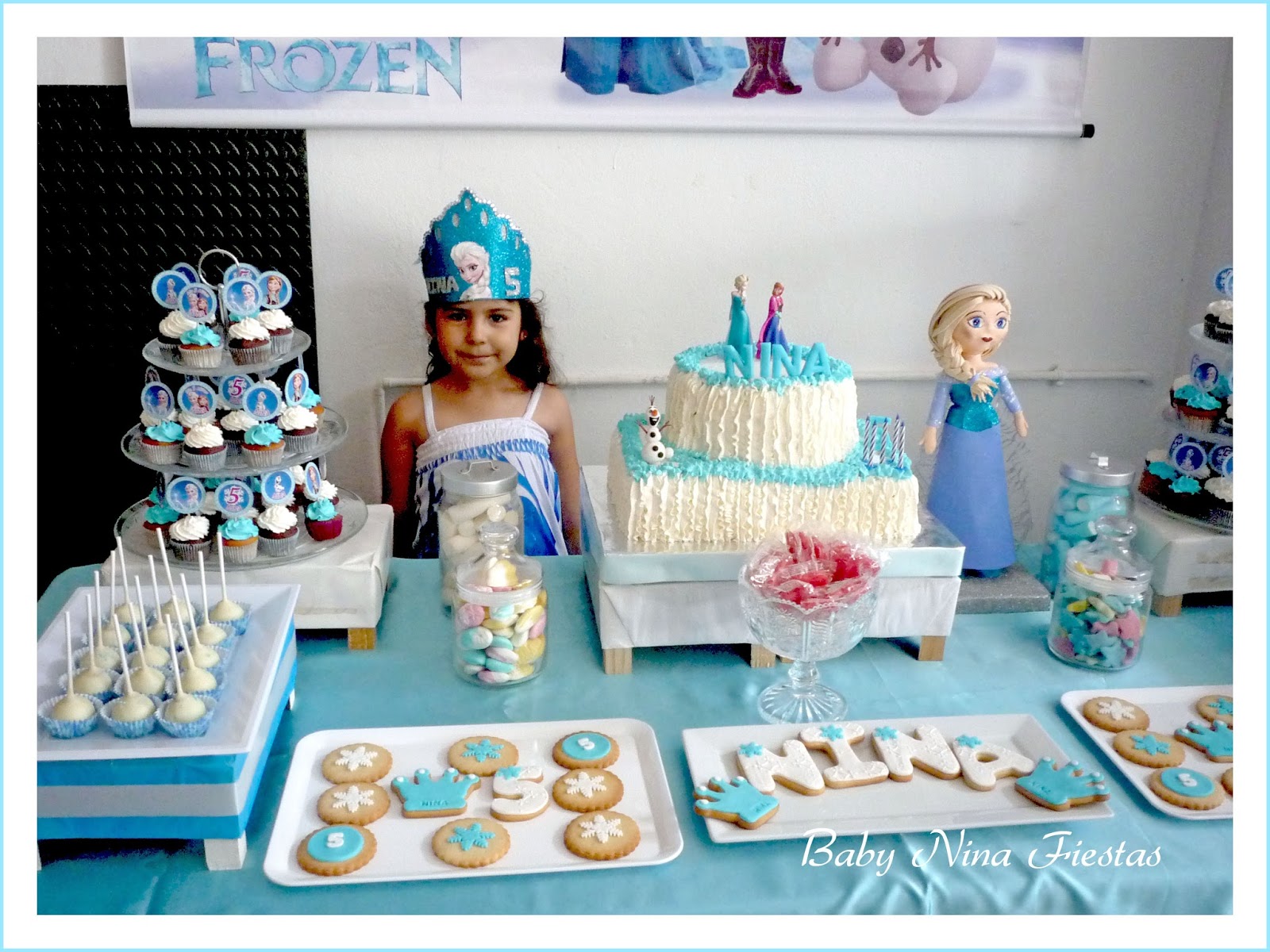 Baby Nina Fiestas: Fiesta temática Frozen para nuestra princesa Nina ...