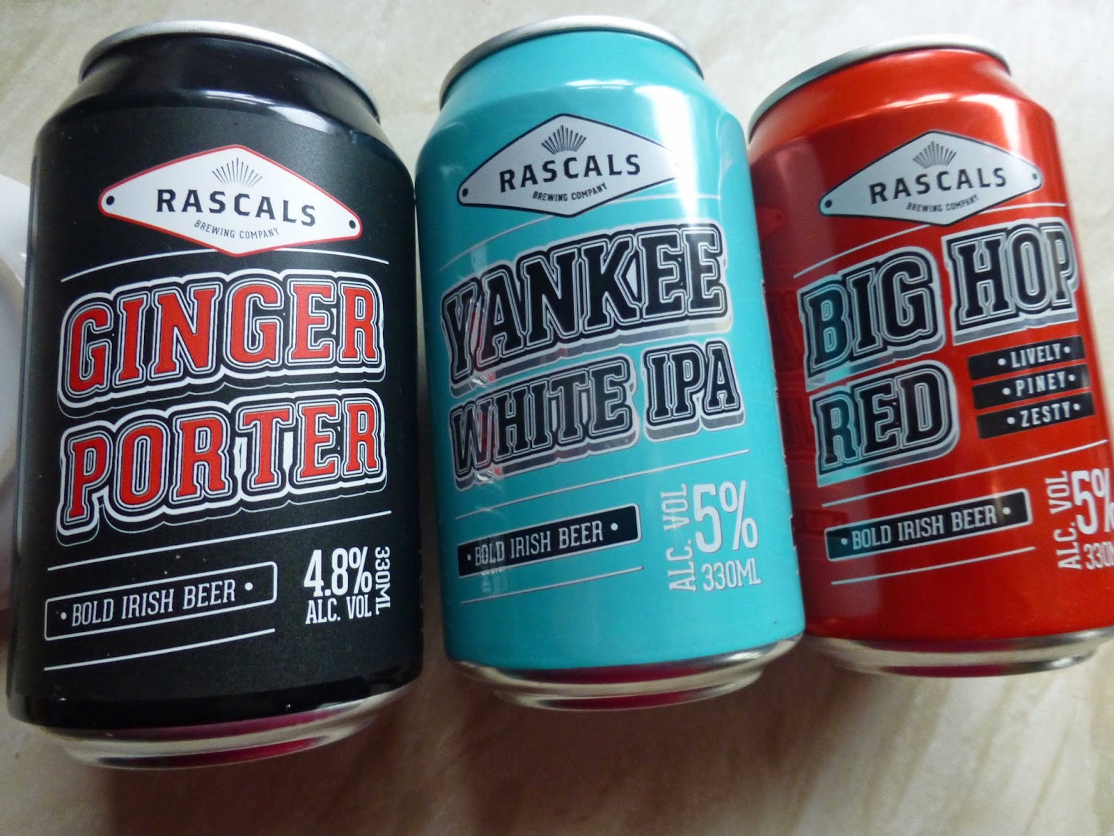 Three Canned By Rascal’s. Each Beer Worth A Try