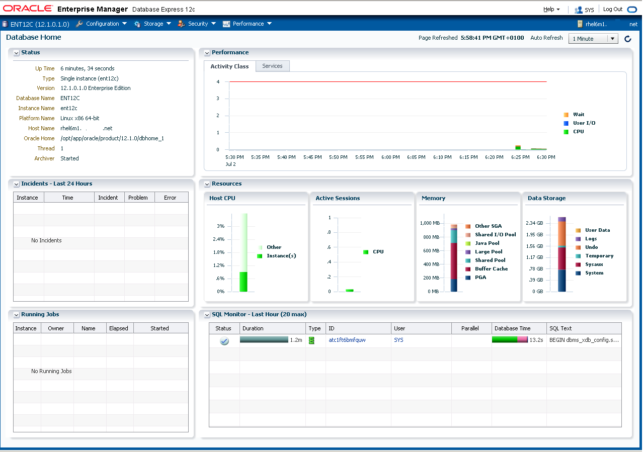 A Help Installing Oracle 12c Database On Rhel 6