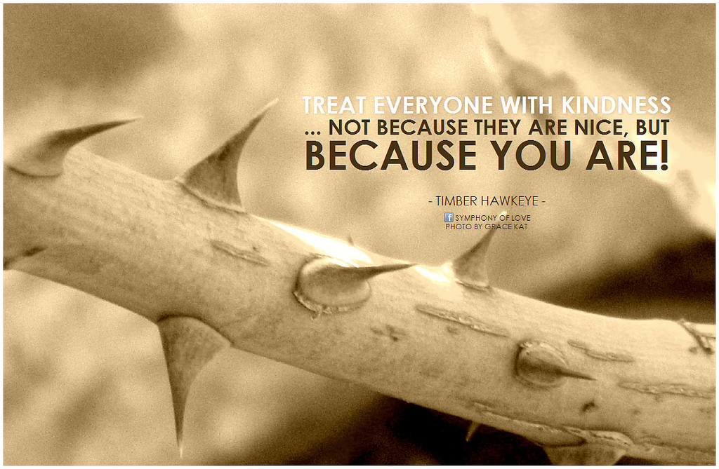 A resolve to be Kind.........