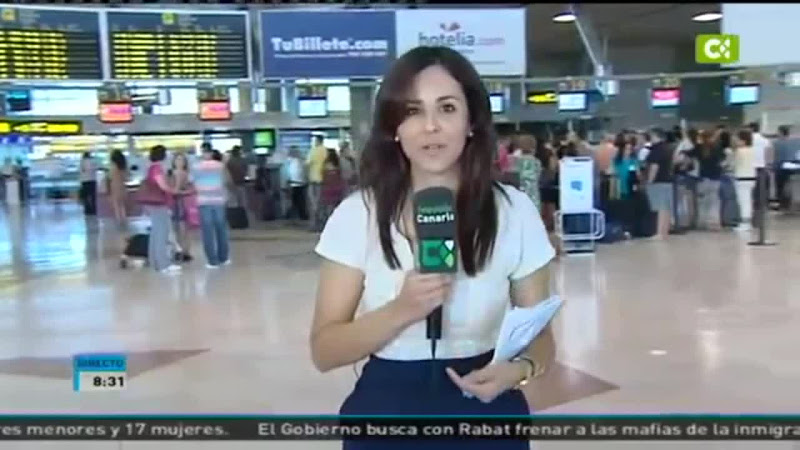 Bellas Presentadoras Canarias: MIRIAM... REPORTERA TV CANARIA