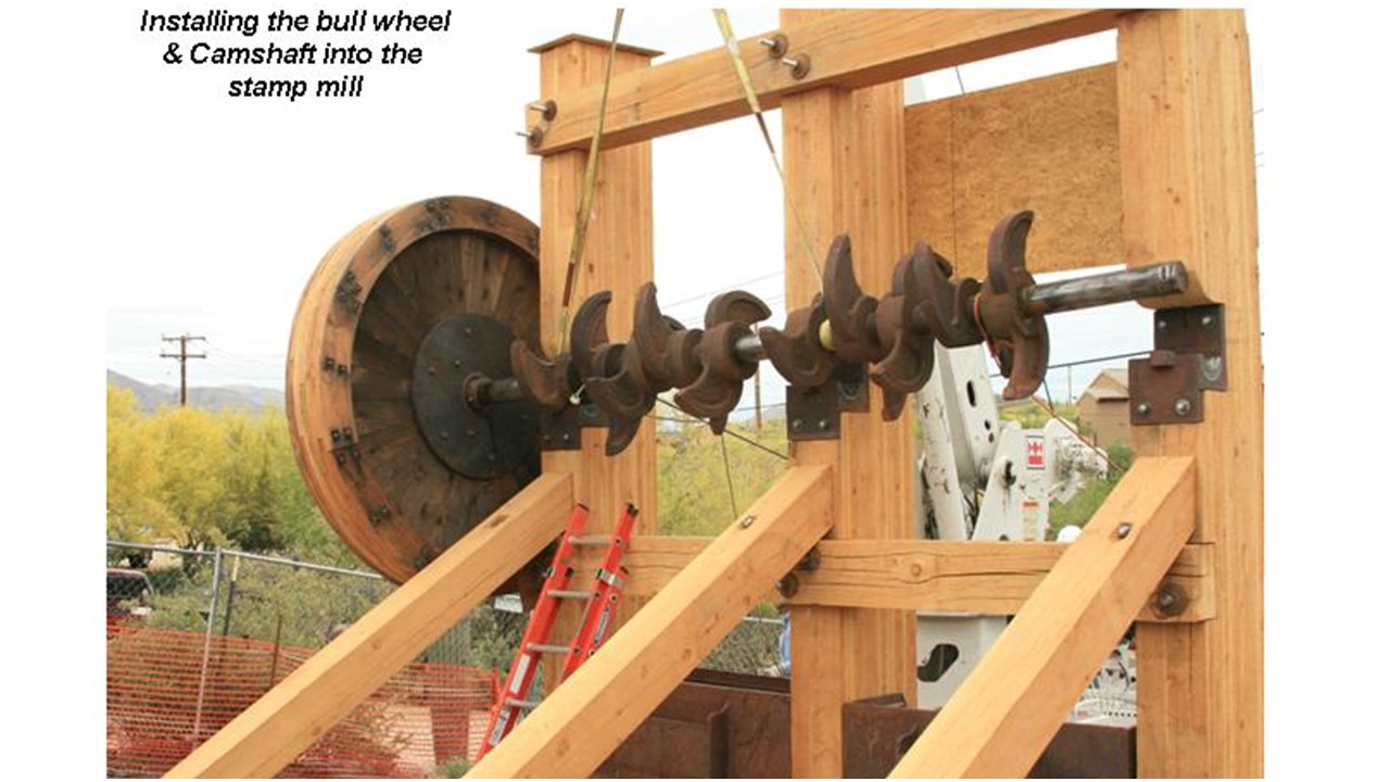 Restoring Historical Mining Equipment: (67) 7 Foot Bull Wheel Restoration