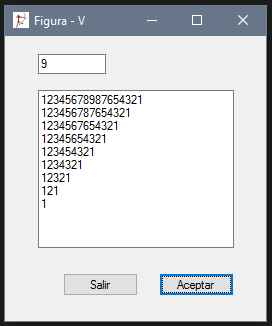 Aprendiendo C#, Python, C++, A.I, BASIC...: Figura - V