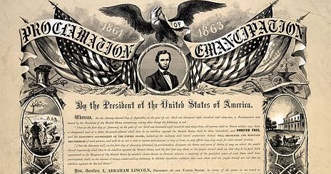 JFK + 50: EMANCIPATION PROCLAMATION ISSUED 150 YEARS AGO TODAY!