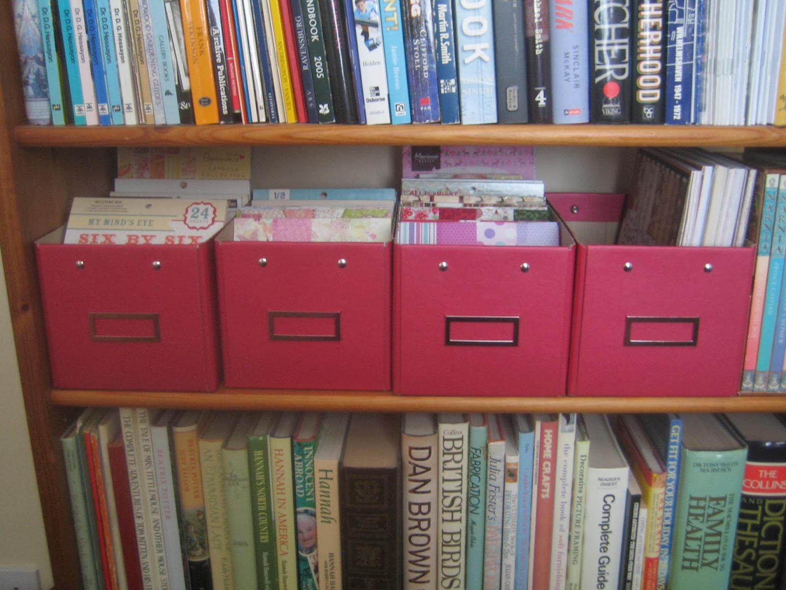 Pixie's Crafty Workshop: Organising paper pad storage