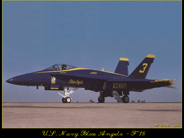 F-18 Blue Angels