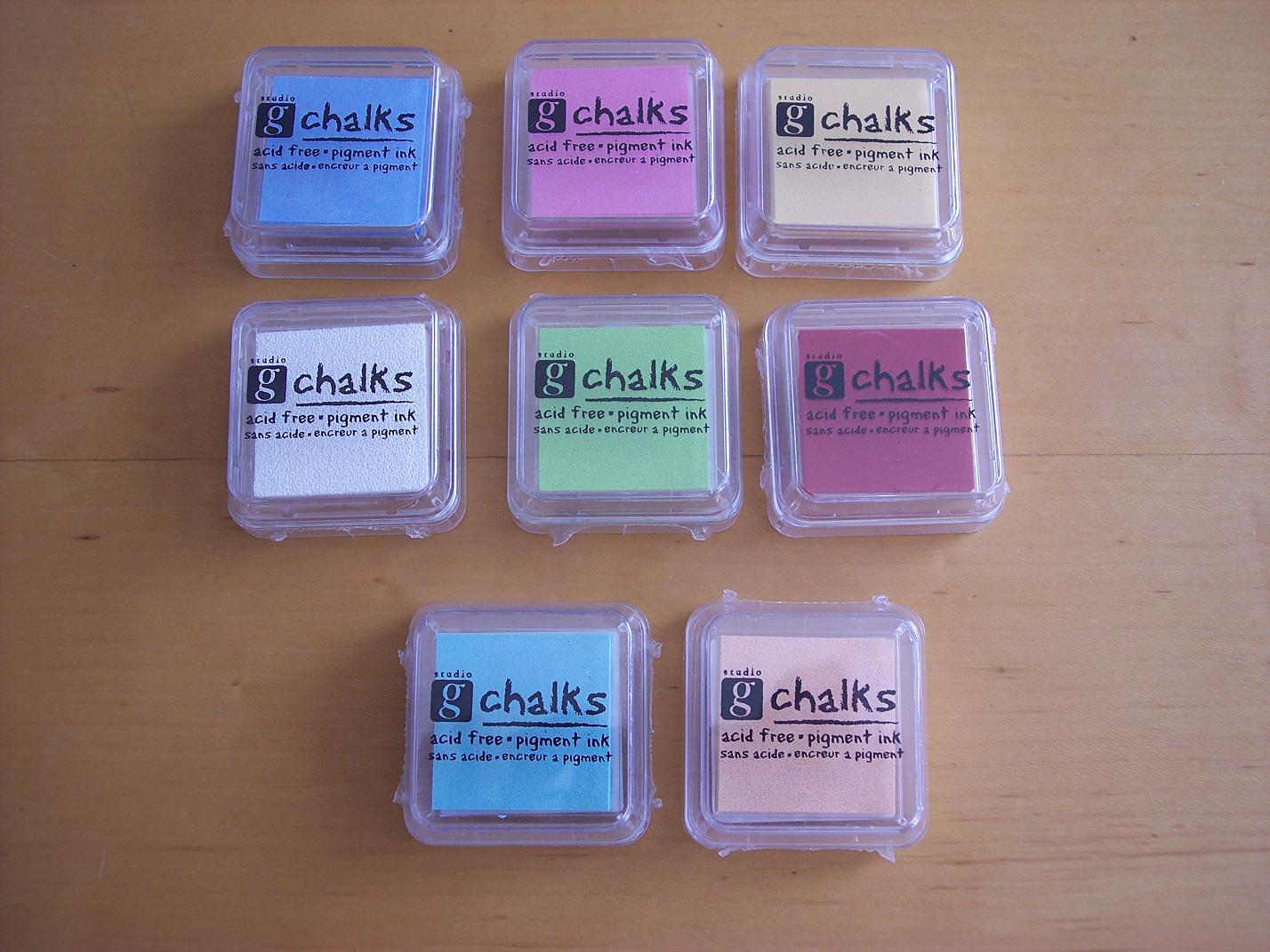 The Quilter's Bag: Clear Stamps, Chalks Ink Pads & Rubber Stamps