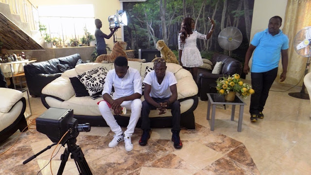 Behind The Scene Photos From Freddy Snizzle X Luther - Kakamotobi Video ...