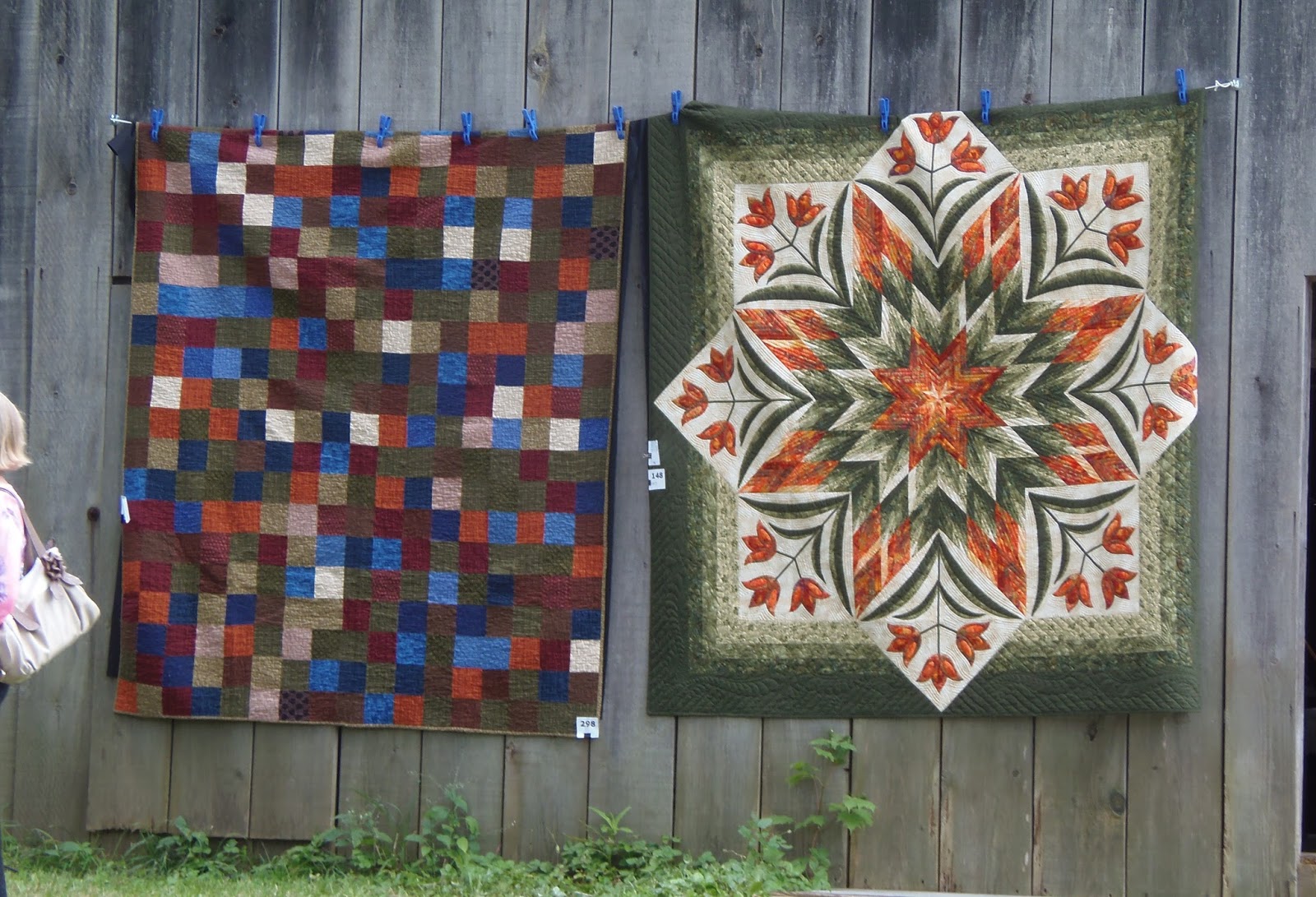 Faeries and Fibres: Pioneer Village Outdoor Quilt Show