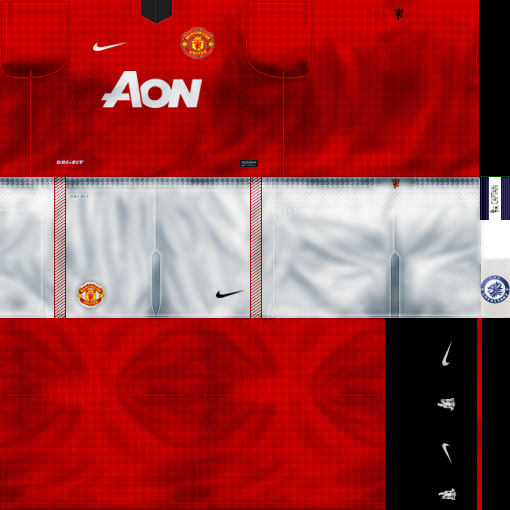 PES 6 EDIT: Kit Manchester United 2012/2013 by Chealsawy - PES6 Edit