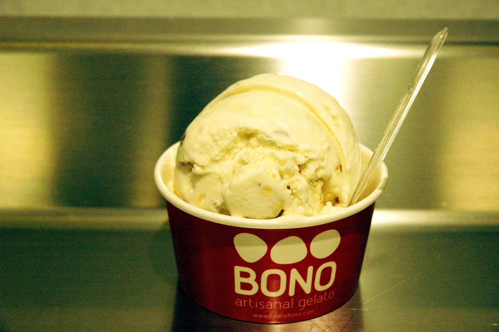 DUDE FOR FOOD: And Here's The Latest Scoop From Bono Artisanal Gelato...