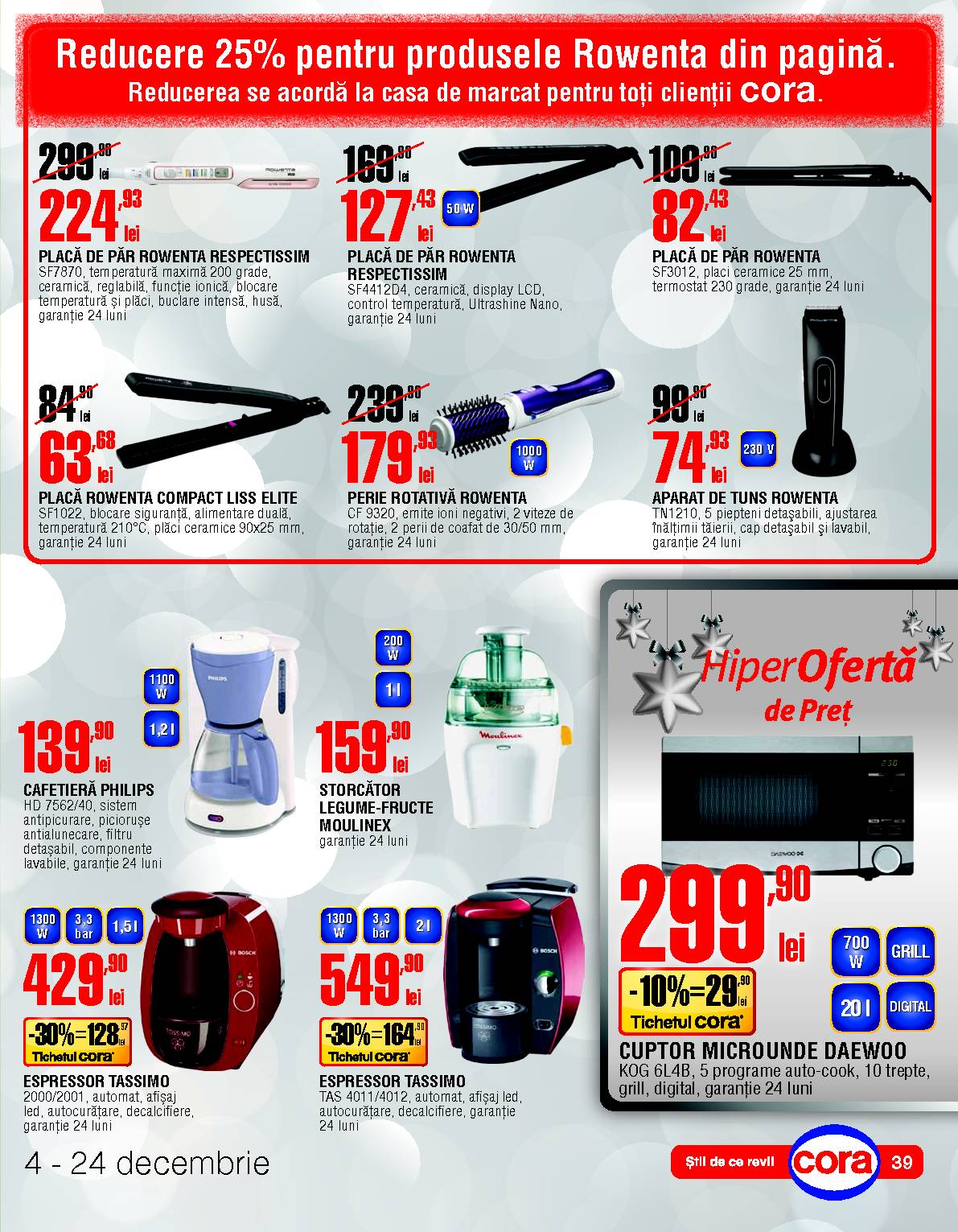 Catalog oferte si promotii: Oferta Cora Constanta decembrie 2012
