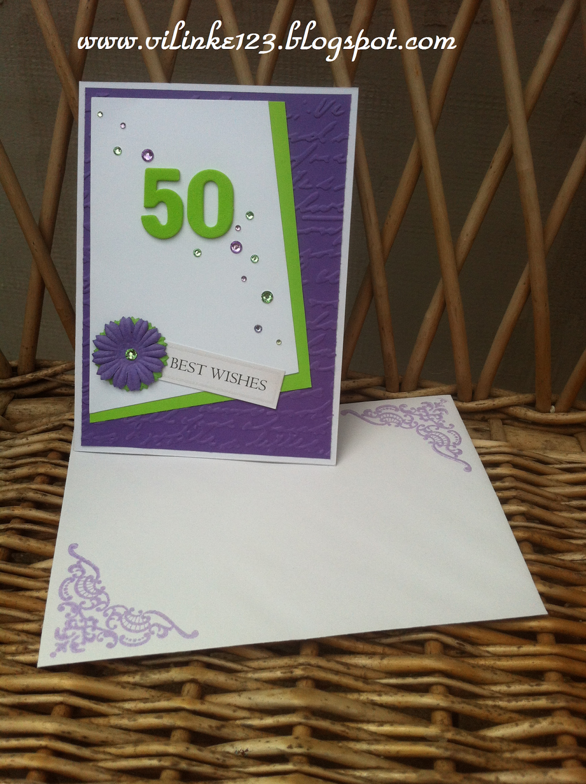 Vilinke Ročno delo: Vijola - zelena obletnica