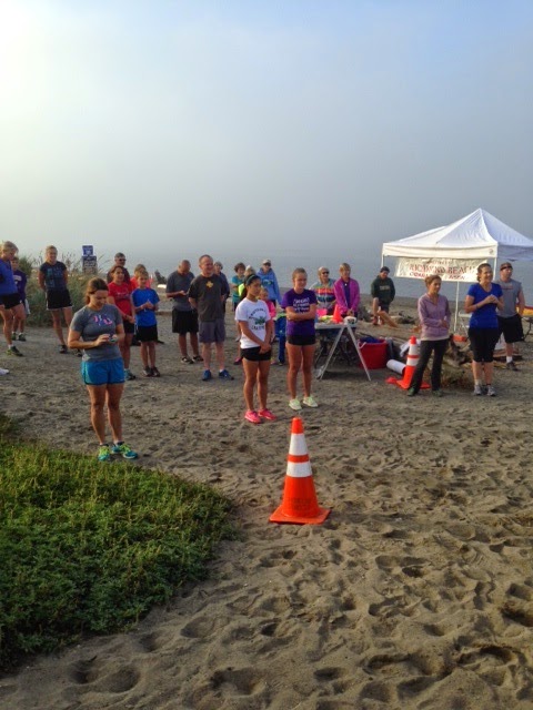 Shoreline Area News: Beach to Bluff Bust Your Buns Run - fun in the fog ...