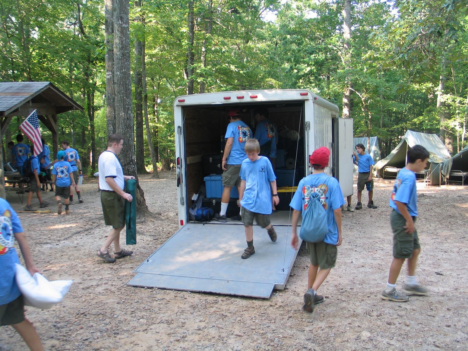 Troop 451 at Camp Raven Knob 2011