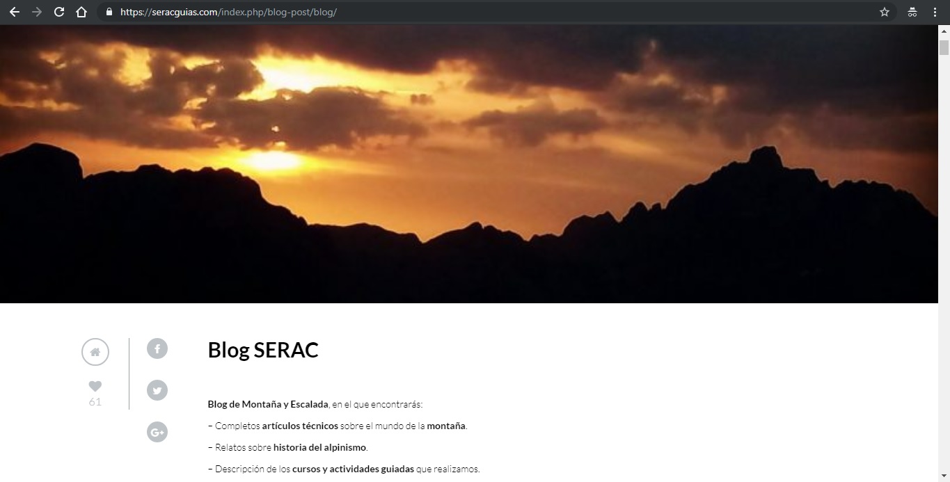 Blog SERAC - Compañía de Guías