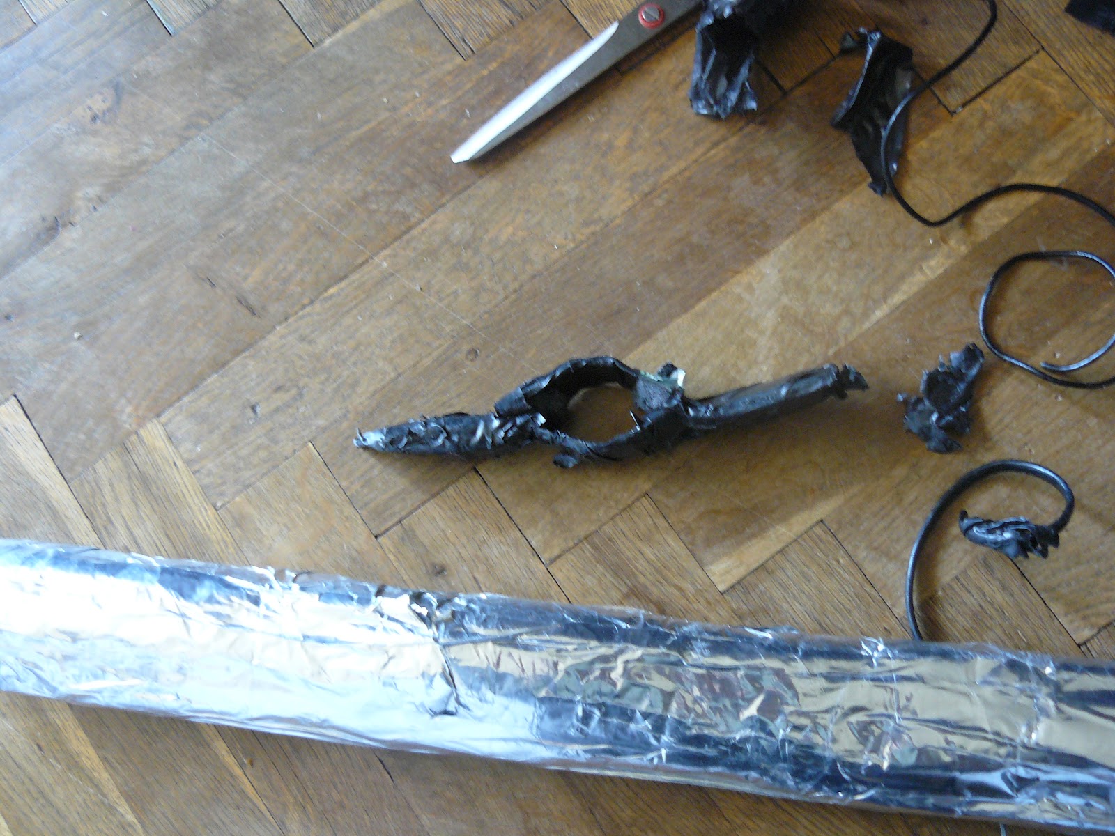 Buskador's LARP: Recycling an old homemade larp boffer sword part 1