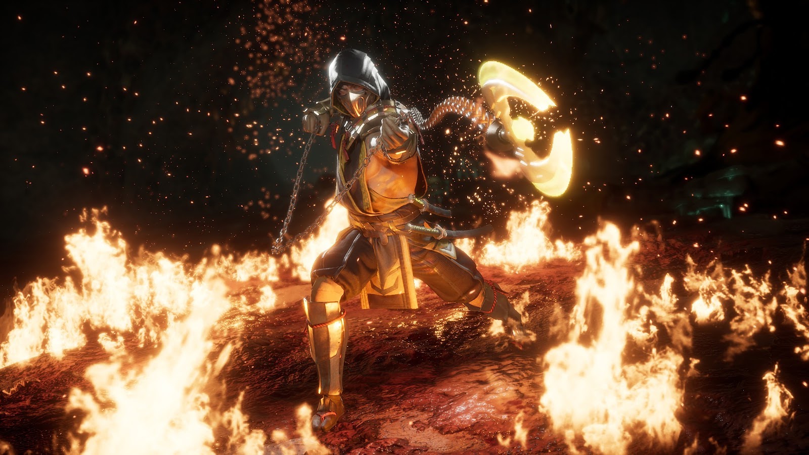 Scorpion, Mortal Kombat 11, 4K, #301 Wallpaper PC Desktop
