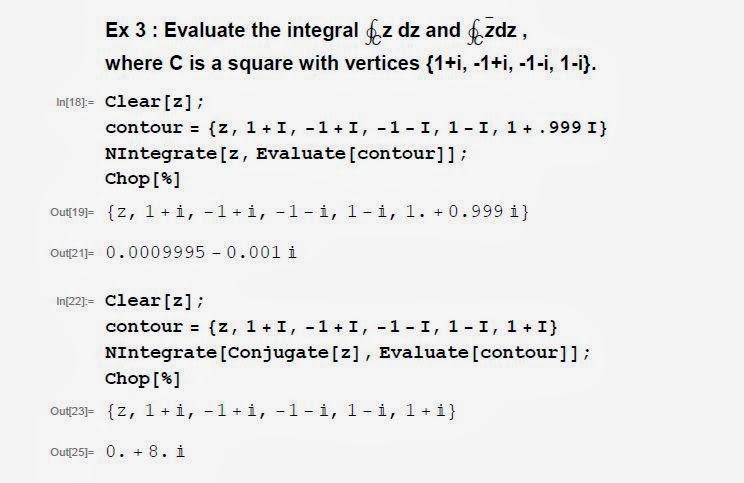 Brij Mohan Vatsal's Teaching: Complex Analysis-Mathematica