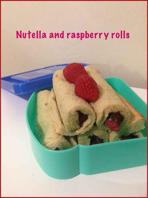 Nutella & Raspberry Rolls - From Sushma's Kitchen