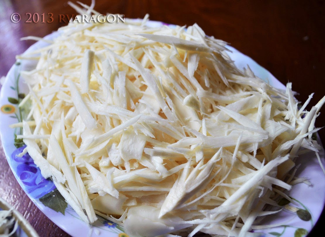 ensalada a rabong, bamboo shoot salad ~ PINAKBET REPUBLIC