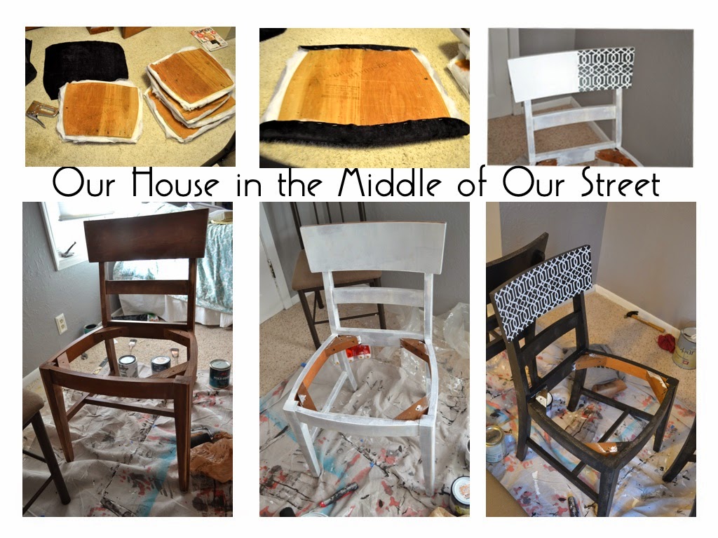 Our House in the Middle of Our Street: Dining Chair Redo