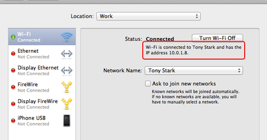 How to Set a Static IP Address in Mac OS X