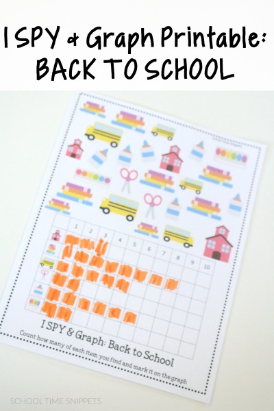 Shark I SPY Game {FREE Printable} | School Time Snippets