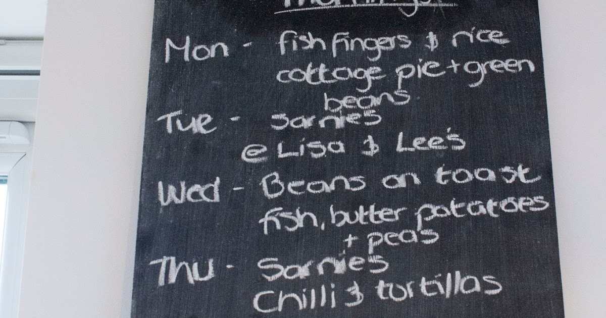 The Home Organisation Project: How To Do Menu Planning