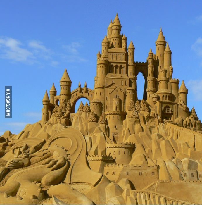 Epic Level SAND CASTLE - Sharing Happyness