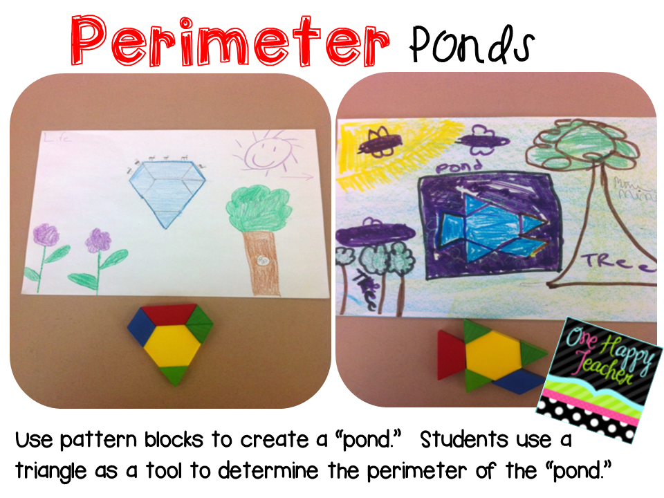 Bright Ideas {Playing Around with Perimeter} - One Happy Teacher